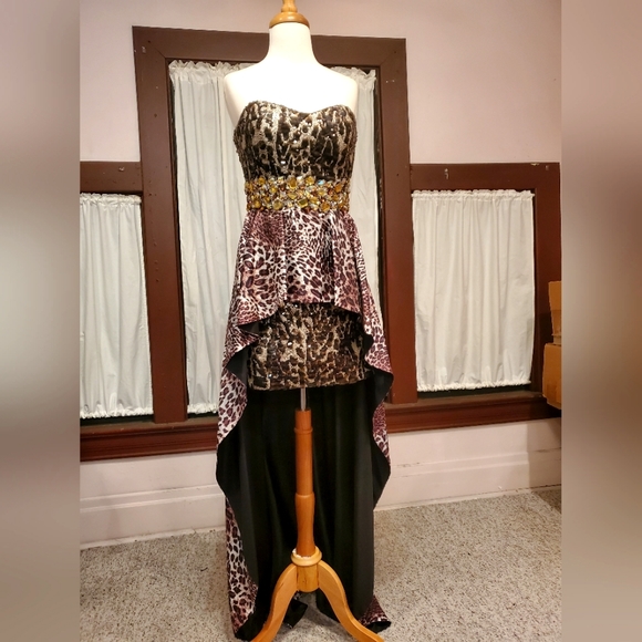 Riva Designs | Dresses | Leopard Print Hilo Gown | Poshmark